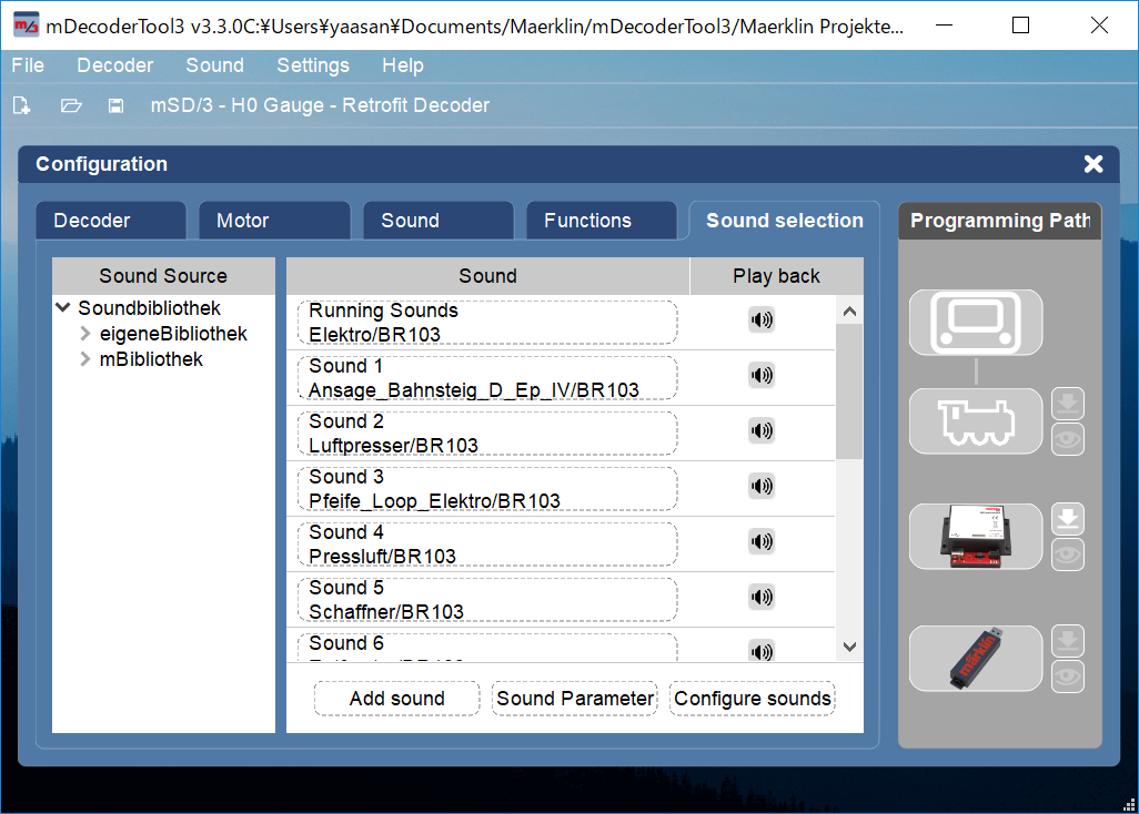 Marklin Decoder Tool等: 電機屋の毎日
